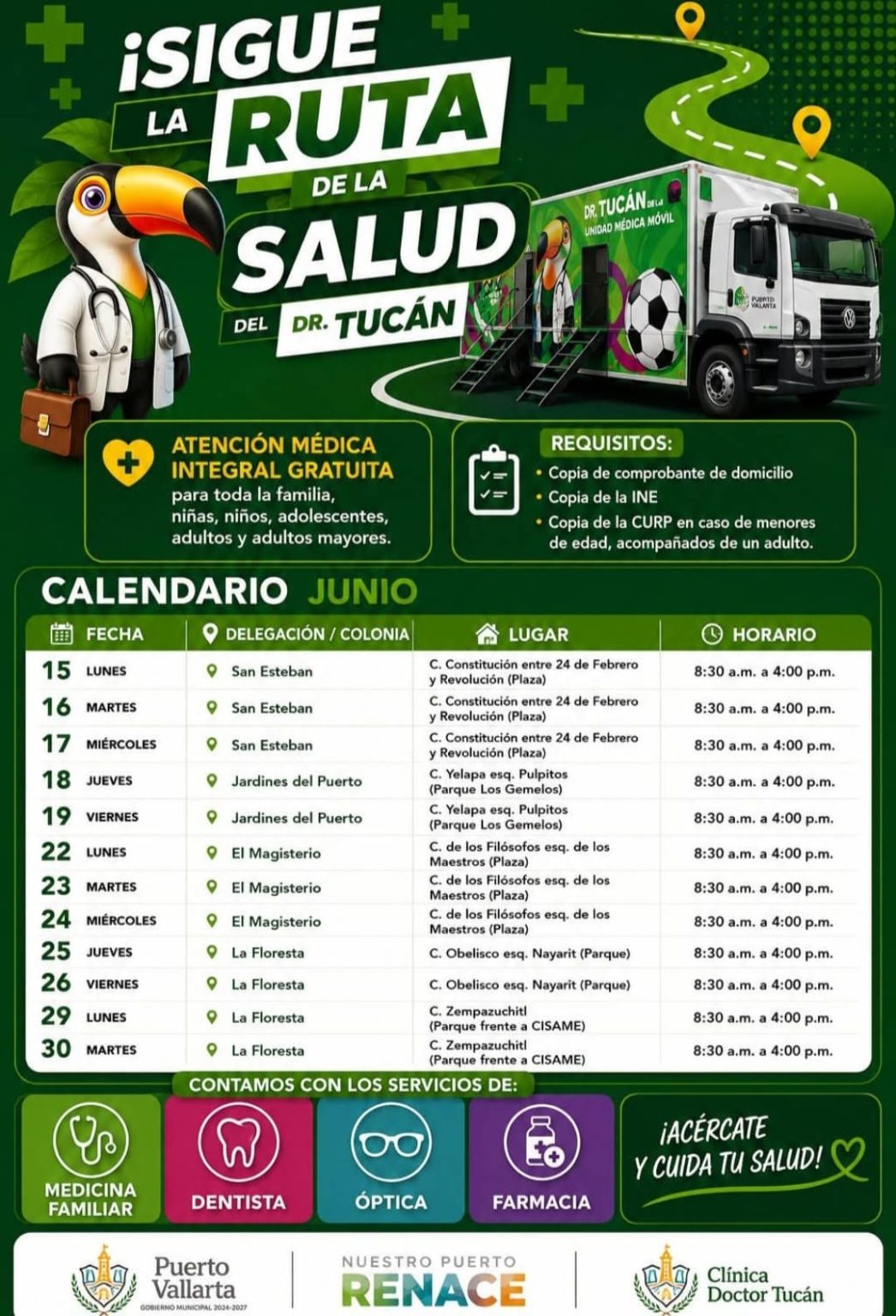Llevará Unidad Médica Móvil Dr. Tucán servicios gratuitos a El ...